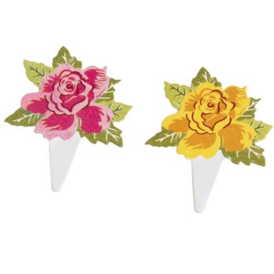 Garden Fete 40 Cake Toppers | Lakeland