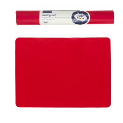 I Can Cook Silicone Baking Mat - Red | Lakeland