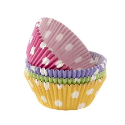 100 Spotted Cupcake Cases | Lakeland