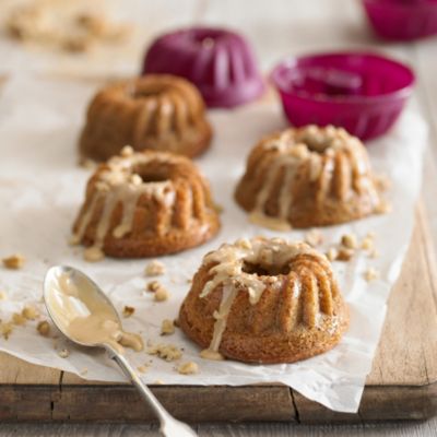 4 Silicone Mini Bund Moulds | Lakeland