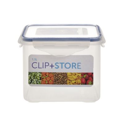 Lakeland Clip and Store 1.1L Deep Rectangular Container | Lakeland