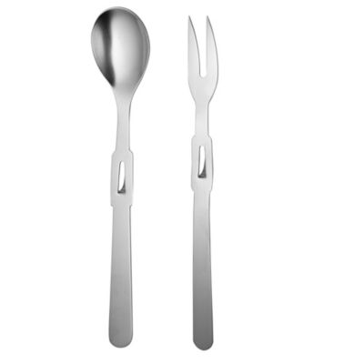 Stainless Steel Pickle Jar Fork & Spoon | Lakeland