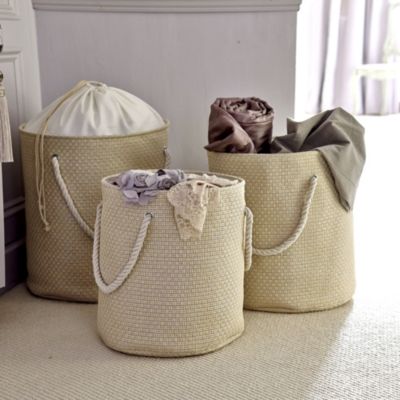 3 Linen Storage Totes | Lakeland
