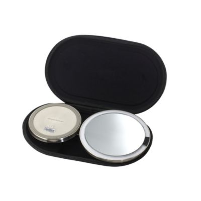 simplehuman Mini Sensor Magnifying Mirror, 10x Magnification | Lakeland
