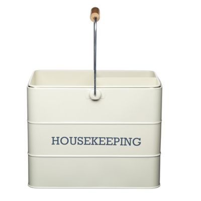 Living Nostalgia Antique Cream Housekeeping Box | Lakeland