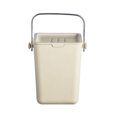 Typhoon Nubu Caddy Food Compost Bin, Cream 3.5L | Lakeland