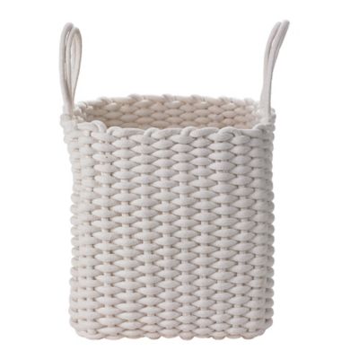 Square Woven Rope Tote Cream | Lakeland