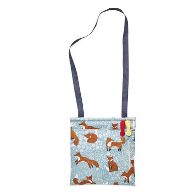 'Foraging Fox' Fox Design Oilcloth Peg Bag | Lakeland