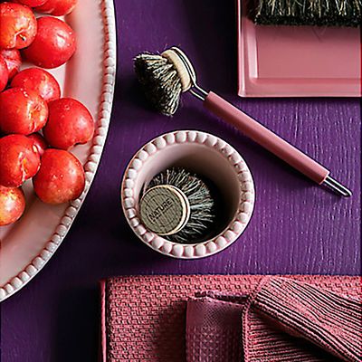 Smart Microfiber System Natural Fibre Mix Dish Brush | Lakeland