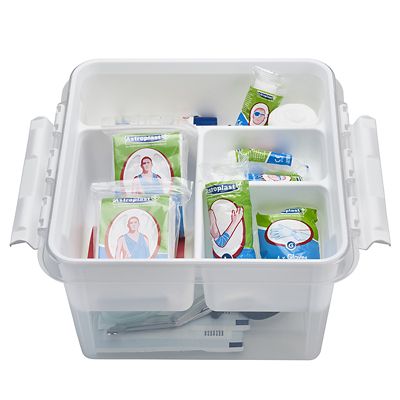 SmartStore Deco Plastic First Aid Box with Insert 8L | Lakeland