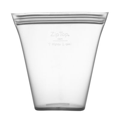 Zip Top Reusable Food Container Large Cup 710ml Lakeland