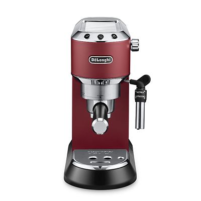 De'Longhi Dedica Pump Coffee Machine, Red EC685.R | Lakeland