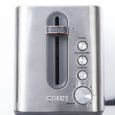 CRUX 2-Slice Toaster, Stainless Steel CRUX008 | Lakeland