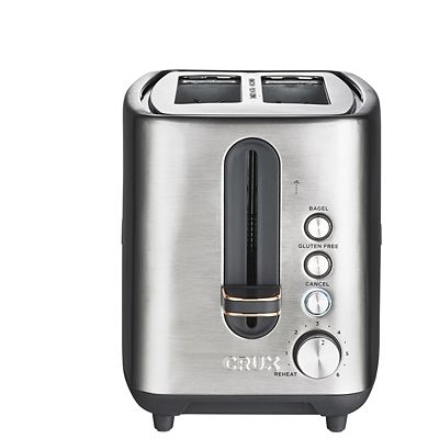 CRUX 2-Slice Toaster, Stainless Steel CRUX008 | Lakeland