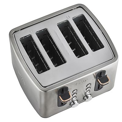 CRUX 4-Slice Toaster, Stainless Steel CRUX007 | Lakeland