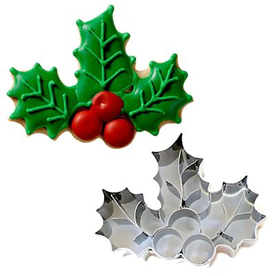 Holly & Berries Cookie Cutter | Lakeland