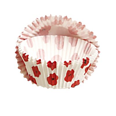 48 Poppy Cupcake Cases with RBL Charity Donation | Lakeland