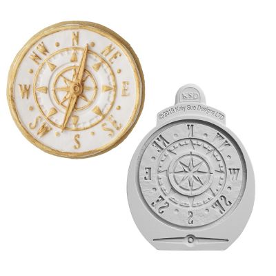 Katy Sue Designs Antique Compass Silicone Icing Mould | Lakeland