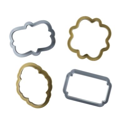 4 Decora Mini Frames Cookie Cutters | Lakeland
