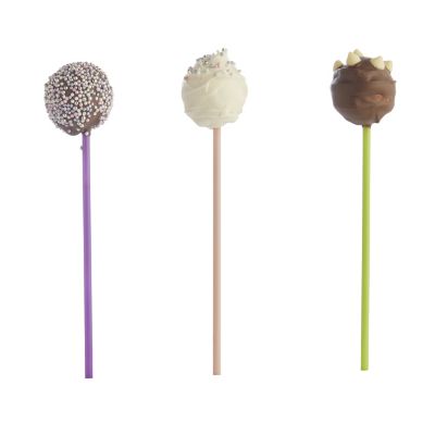 Cake Pop Multicoloured Decorating Sticks x100 | Lakeland