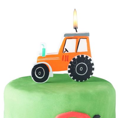 Meri Meri Tractor Birthday Cake Candle | Lakeland