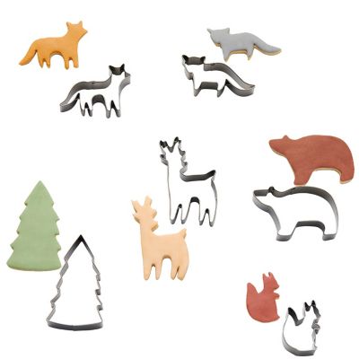 Meri Meri 6 Woodland Cookie Cutters | Lakeland