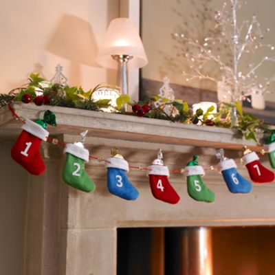 Advent Stocking Garland | Lakeland