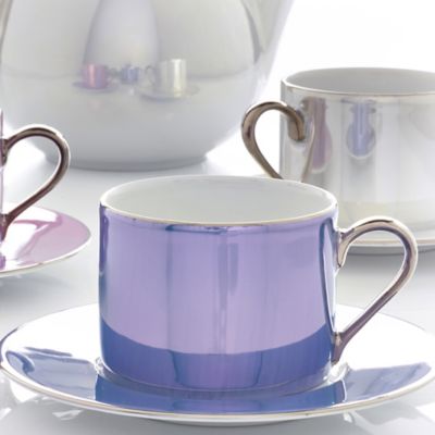 LSA Polka 4 Tea Cups and Saucers | Lakeland