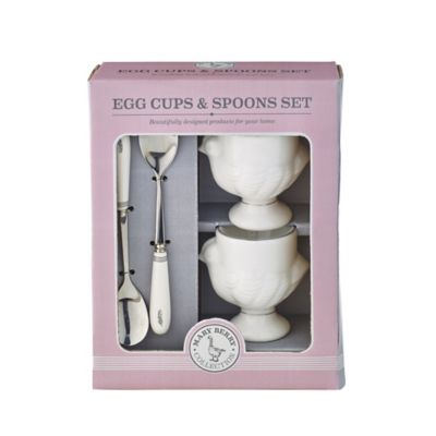 Mary Berry Egg Cups and Spoons Set | Lakeland