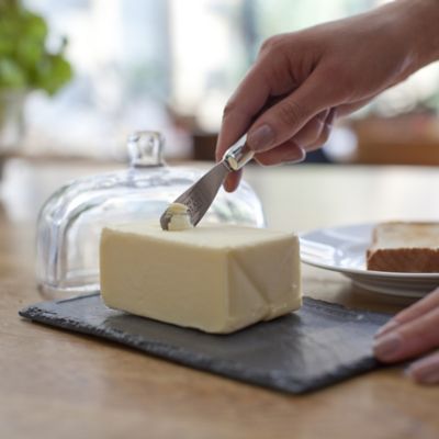 Just Slate Large Butter Cloche Set | Lakeland