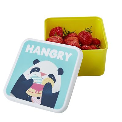 Jolly Awesome 'Hangry, Hungry, Peckish' Snack Lunch Box Trio | Lakeland