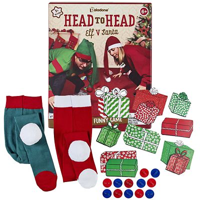 Paladone Head to Head Elf v Santa Christmas Game | Lakeland