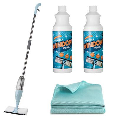 Window Spray Mop & Glass Cleaner Kit | Lakeland