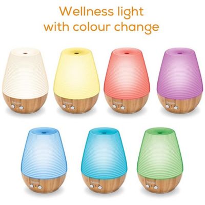 Beurer Aroma Diffuser with Colour-Changing Mood Lighting LA40 | Lakeland