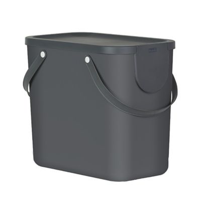 Rotho Albula Recycling Waste Bin Slate Grey 25L | Lakeland