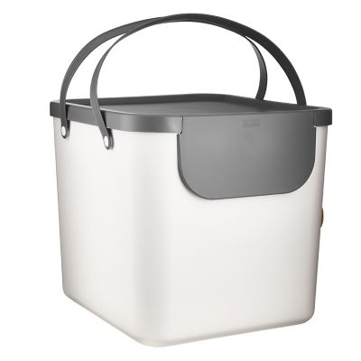 Rotho Albula Recycling Waste Bin Putty Colour 40L | Lakeland