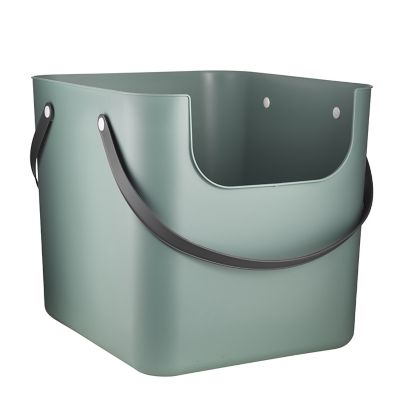 Rotho Albula Recycling Waste Bin Fern Green Colour 40L | Lakeland