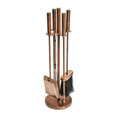 Copper Fireside Companion Set Round | Lakeland
