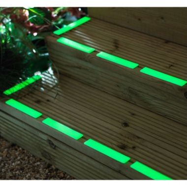 12 Glow-in-the-Dark Step Stickers | Lakeland
