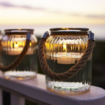 Rope Glass Lantern | Lakeland