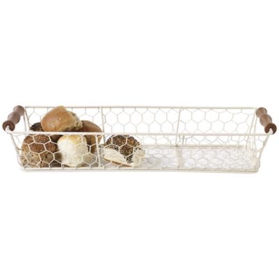 Rustic Wire Long Basket | Lakeland