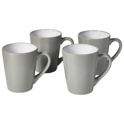 Dove Grey Mugs x4 | Lakeland