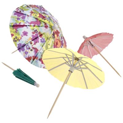 24 Floral Fiesta Pretty Parasols | Lakeland