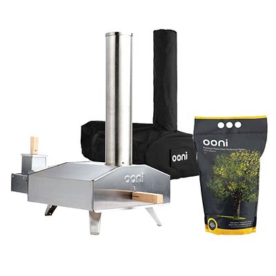 Ooni 3 Outdoor Oven with Cover & 10kg Pellets Bundle | Lakeland