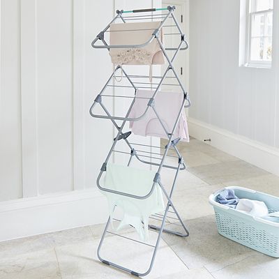 Lakeland Slimline Lift-Up Clothes Airer | Lakeland