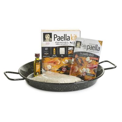 Spanish Paella Kit With Paella Pan Ingredients & Recipe | Lakeland