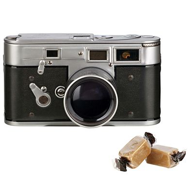 Camera Tin with Fudge 100g | Lakeland