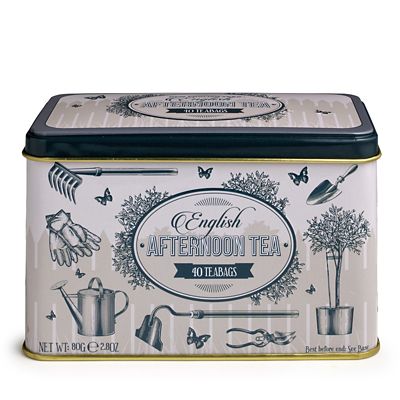 New English Teas English Garden Afternoon Tea Tin 80g | Lakeland