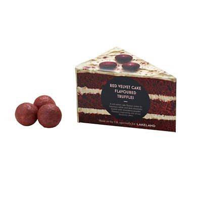 Lakeland Red Velvet Cake Flavoured Truffles 80g | Lakeland