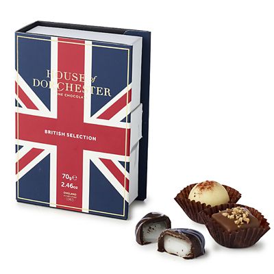 House of Dorchester Book Box of British Selection Truffles 70g | Lakeland